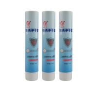 China Round Plastic Cosmetic Packaging Tube Transparent Empty Lotion shower gel Personal Tubes With Transparent Flip Top for sale