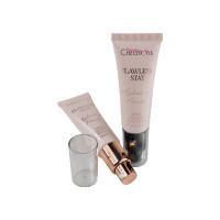 China Empty packaging 3ml - 250ml skincare cosmetic body lotion face wash plastic pe tube with flip cap for sale