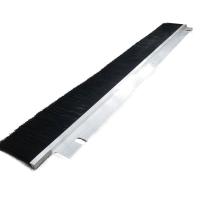China 100mm Self-Adhesive Fire Door Brush Strip - Black Nylon Sealing with Custom Length/Height/Thickness Options for sale