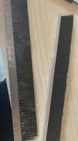 China Carbon Fiber Nylon Industrial Antistatic Brush Strip 75mm for Machine Tool Sealing and Door Applications for sale