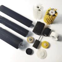China Custom Nylon Conveyor Industrial Brushes for Dusting and Polishing - Multiple Materials and Custom Sizes for sale