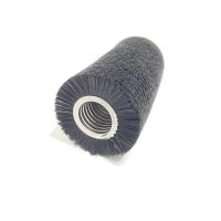 China Nylon Spring Spiral Industrial Roller Brush with 0.4mm Filament Diameter for Cleaning and Polishing Applications for sale