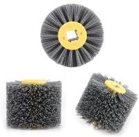 China Industrial Abrasive Nylon Wheel Brush 120x100x19mm with TUV Certification for Decontamination and Polishing for sale