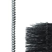 China Custom Cylinder Steel Wire Tube Brush with 50mm Nylon Head - Flexible Industrial Cleaning Tool for Pipes and Containers for sale