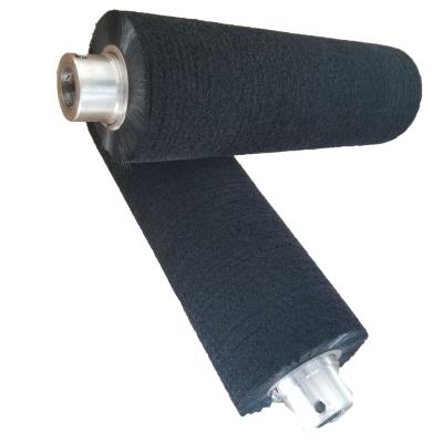 China Spiral Round Conveyor Cylinder Brushes - Custom Sizes 50-500mm with Nylon/Steel Wire Options for Industrial Cleaning for sale
