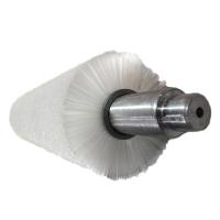 China Spiral Round Conveyor Cylinder Brushes - Custom Sizes 50-500mm with Nylon/Steel Wire Options for Industrial Cleaning for sale