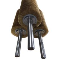 China Custom Industrial Cylindrical Brush Roller for Wood Polishing with High Copper Wire Density and Multiple Material Options for sale