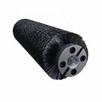 China Stainless Steel Cylinder Abrasive Nylon Wheel Brush Roller 0.1-0.4mm Filament Custom Industrial Cleaning for sale