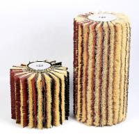 China Polish Wood Cylindrical Sandpaper Brush for Metal Surface Finishing - 150-425mm Diameter, 40-800 Grit Range for sale