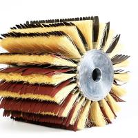 China Polish Wood Cylindrical Sandpaper Brush for Metal Surface Finishing - 150-425mm Diameter, 40-800 Grit Range for sale