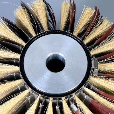 China Polish Wood Cylindrical Sandpaper Brush for Metal Surface Finishing - 150-425mm Diameter, 40-800 Grit Range for sale