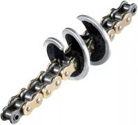 China ODM Stainless Steel Spiral Chain Cleaning Brush with 0.4mm Nylon Filaments for 360-Degree Cleaning for sale