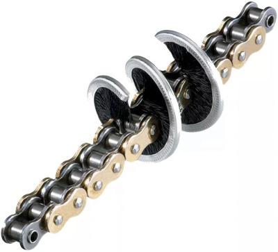 China ODM Stainless Steel Spiral Chain Cleaning Brush with 0.4mm Nylon Filaments for 360-Degree Cleaning for sale