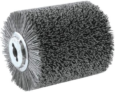 China Abrasive Industrial Nylon Brush Wheel 120x100x13mm with 3000 RPM for Wood Polishing and Burr Removal for sale
