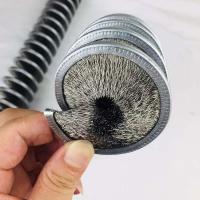 China Galvanized Iron Spiral Coil Spring Brush 25mm Minimum OD for Industrial Tube Cleaning and Polishing for sale
