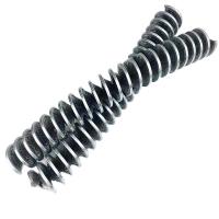 China Galvanized Metal Spiral Coil Spring Brush Roller 25mm OD for Industrial Polishing and Descaling for sale