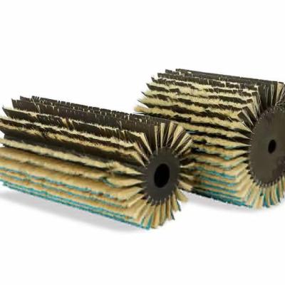 China Custom Sisal Sandpaper Sanding Brush Roller 150-425mm Diameter For Wood Metal Polishing for sale