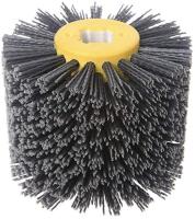 China Cylinder Grinding Wire Roller Brush 120×100×19mm for Wood Floor Polishing at 3000 RPM for sale