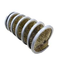 China Industrial Spiral Wire Brush Cylindrical Roller 25mm OD Customizable for Scale Removal and Cleaning for sale