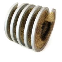 China Industrial Spiral Wire Brush Cylindrical Roller 25mm OD Customizable for Scale Removal and Cleaning for sale