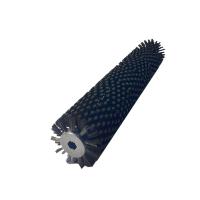 China Nylon Bristle Industrial Cylindrical Brush Roller 60-600mm OD for Conveyor Belt Cleaning Systems for sale