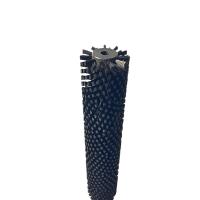 China Nylon Bristle Industrial Cylindrical Brush Roller 60-600mm OD for Conveyor Belt Cleaning Systems for sale