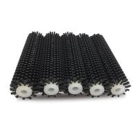 China Nylon Bristle Industrial Cylindrical Brush Roller 60-600mm OD for Conveyor Belt Cleaning Systems for sale