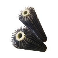 China Custom Cylindrical Nylon Brush Industrial Rotary Brushes with 5,325.6 sqm Production Facility and ISO 9001 Certification for sale