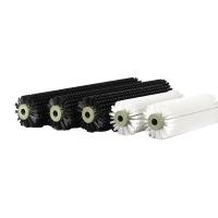 China Custom Tufted Bristle Industrial Brush Roller for Fruit Polishing and Cleaning with PP Core and Custom Dimensions for sale