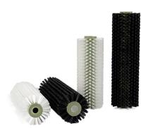 China Black Nylon Industrial Cylindrical Brush Roller for Cleaning - Custom Sizes with 5,325.6 sqm Manufacturing Facility for sale