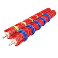 China Custom Industrial Conveyor Roller Brush for Fruit Cleaning & Waxing - Nylon Bristles, Multiple Sizes Available for sale