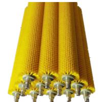 China Custom Industrial Conveyor Roller Brush for Fruit Cleaning & Waxing - Nylon Bristles, Multiple Sizes Available for sale