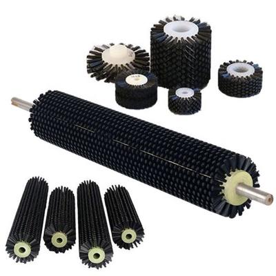China RITONG Custom Industrial Conveyor Cleaning Cylinder Brushes - Nylon/PP Materials with 4800m Daily Production Capacity for sale