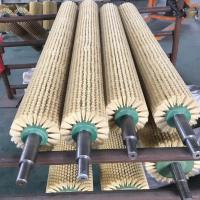 China RITONG Custom Industrial Conveyor Cleaning Cylinder Brushes - Nylon/PP Materials with 4800m Daily Production Capacity for sale