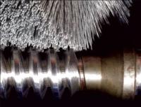 China Custom Rotary Cylindrical Abrasive Nylon Wheel Brush for Metal Deburring and Cleaning with Multiple Grit Sizes for sale