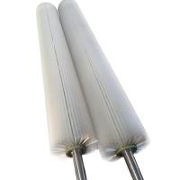 China TUV Industrial Nylon Roller Cleaning Brush Rotating Cylindrical - Custom Sizes 50-500mm with Multiple Material Options for sale