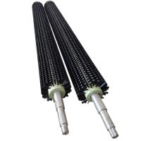 China TUV Industrial Nylon Roller Cleaning Brush Rotating Cylindrical - Custom Sizes 50-500mm with Multiple Material Options for sale