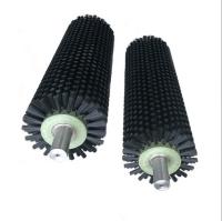 China OEM Industrial Roller Brushes For Vegetable Washing 100mm - Custom Nylon & Steel Wire Options for sale