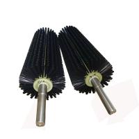 China OEM Industrial Roller Brushes For Vegetable Washing 100mm - Custom Nylon & Steel Wire Options for sale