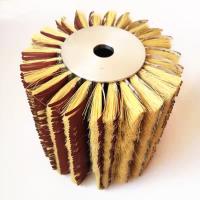 China Industrial Sisal Sandpaper Roller Brush for Wood Furniture - 2.5-10cm Width with 80-600 Grit Options for sale