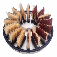 China Industrial Sisal Sandpaper Roller Brush for Wood Furniture - 2.5-10cm Width with 80-600 Grit Options for sale