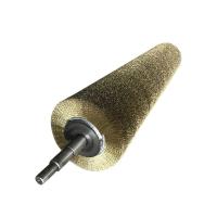 China Metal Rotary Industrial Cylindrical Brush Roller for Conveyor Belt Cleaning - Custom Brass Wire Construction with High Density Sealing for sale