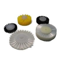 China Custom Mini Cleaning Roller Brush Conveyor Cylinder Brush for Poker Cards Making Machine - Plastic Core with Nylon/PP Bristles for sale