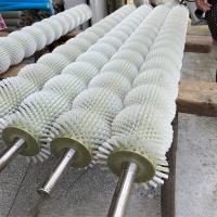 China Custom Industrial Roller Brush 80mm for Conveyor Belt Cleaning - Multiple Material Options Available for sale