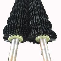 China Custom Industrial Cylindrical Brush for Fruits & Vegetables - 30-50mm Bristle Length, Nylon/PP Materials for sale
