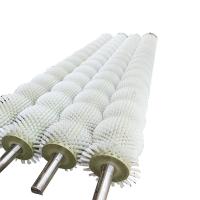 China Custom Industrial Cylindrical Brush for Fruits & Vegetables - 30-50mm Bristle Length, Nylon/PP Materials for sale