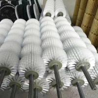 China Industrial Roller Brush with Metal Shaft for Fruit Vegetable Cleaning - Custom Length 50-500mm Diameter 20-200mm for sale
