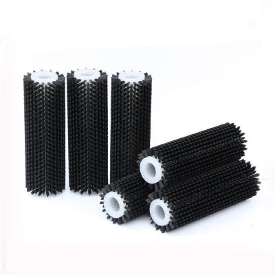 China Hollowed Washing Roller Brush Nylon Conveyor Brushes Industrial - Custom Sizes 50-500mm with PP/PA/Nylon Materials for sale