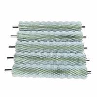 China Industrial Fruit Vegetable Roller Brush Conveyor Belt Cleaners - Custom PP/Nylon/Steel Wire Options 50-200mm Diameter for sale