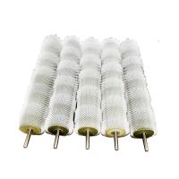 China Industrial Fruit Vegetable Roller Brush Conveyor Belt Cleaners - Custom PP/Nylon/Steel Wire Options 50-200mm Diameter for sale